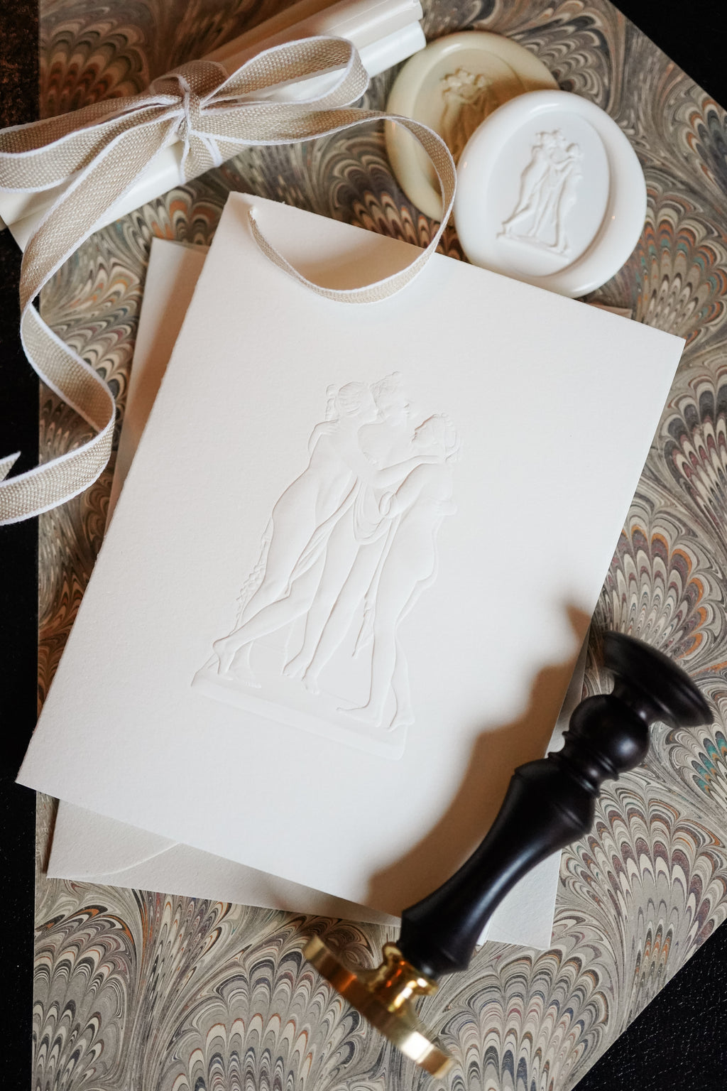 Three Graces Stationery and Seal Set by Clover and Lamb and Kathryn Ha ...